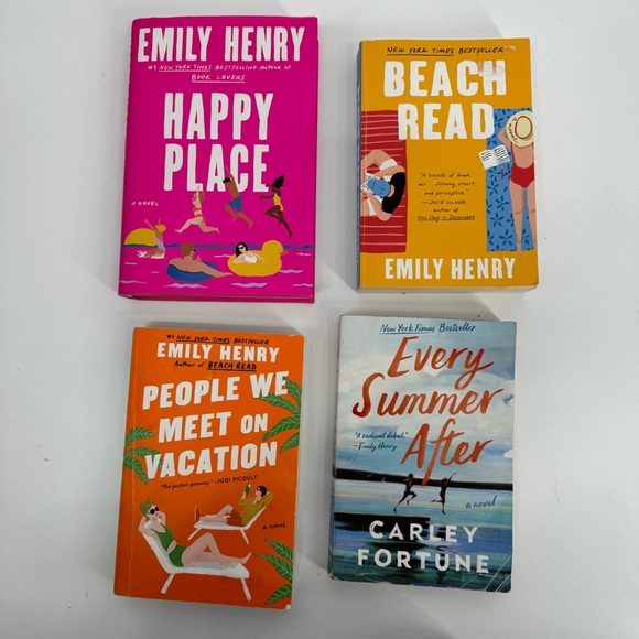 Books | Accents | Summer Beach Read Bundle Emily Henry Carley Fortune ...